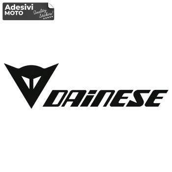 Logo + "Dainese" Sticker Fuel Tank-Sides-Tip-Tail-Helmet - Adesivi Moto