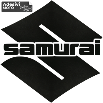 "Samurai" in the Suzuki Logo Sticker Bonnet-Doors-Sides - Adesivi Moto